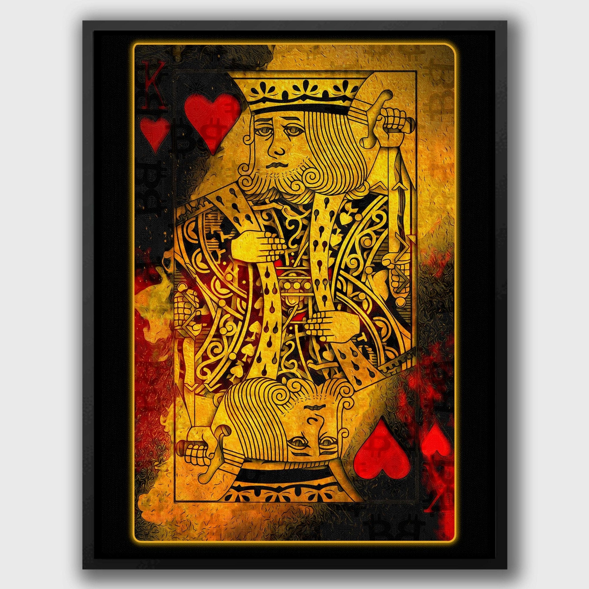 King Of Hearts Card Drawing