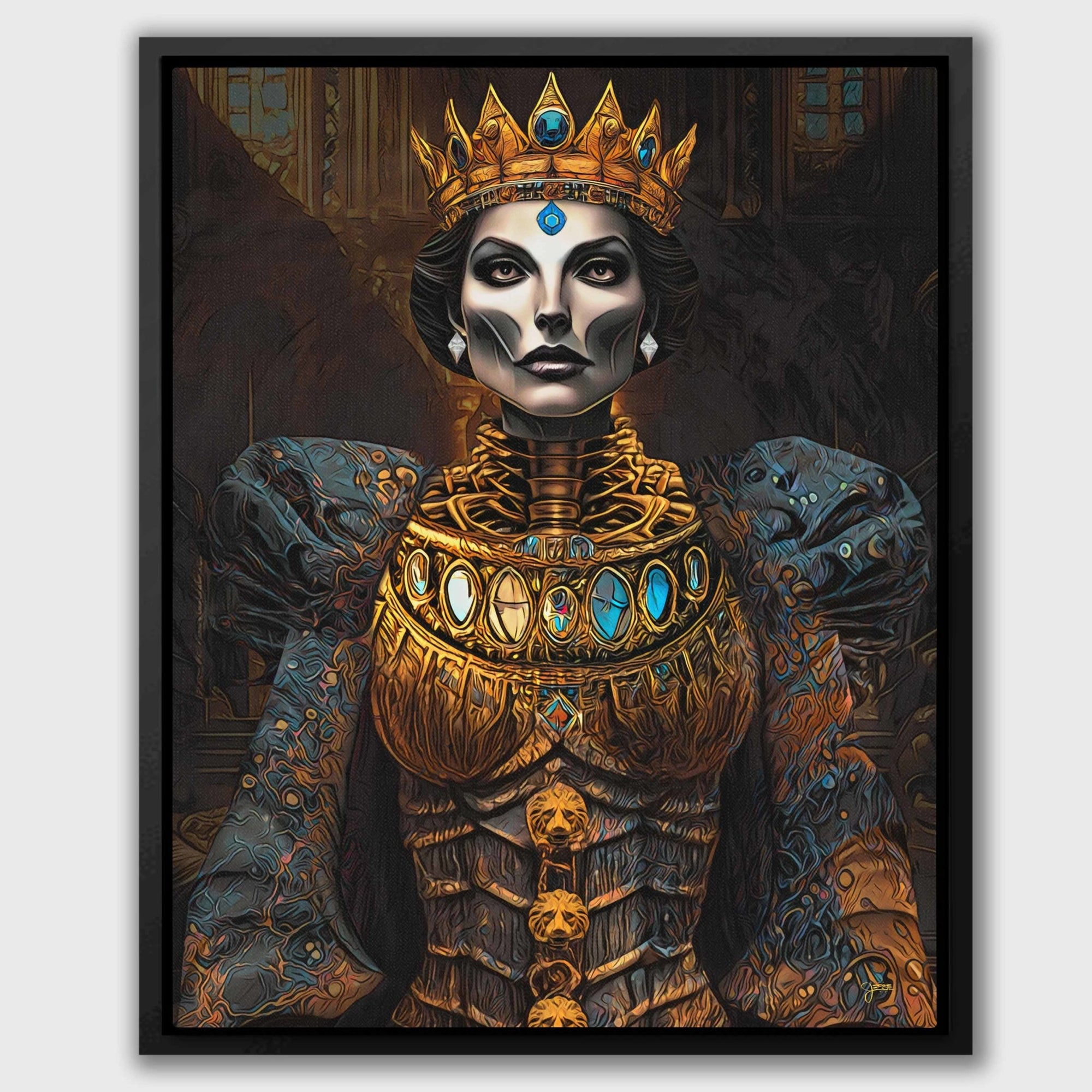 Dark Macabre Queen Art - Add a Mysterious Look to Your Home - Thedopeart